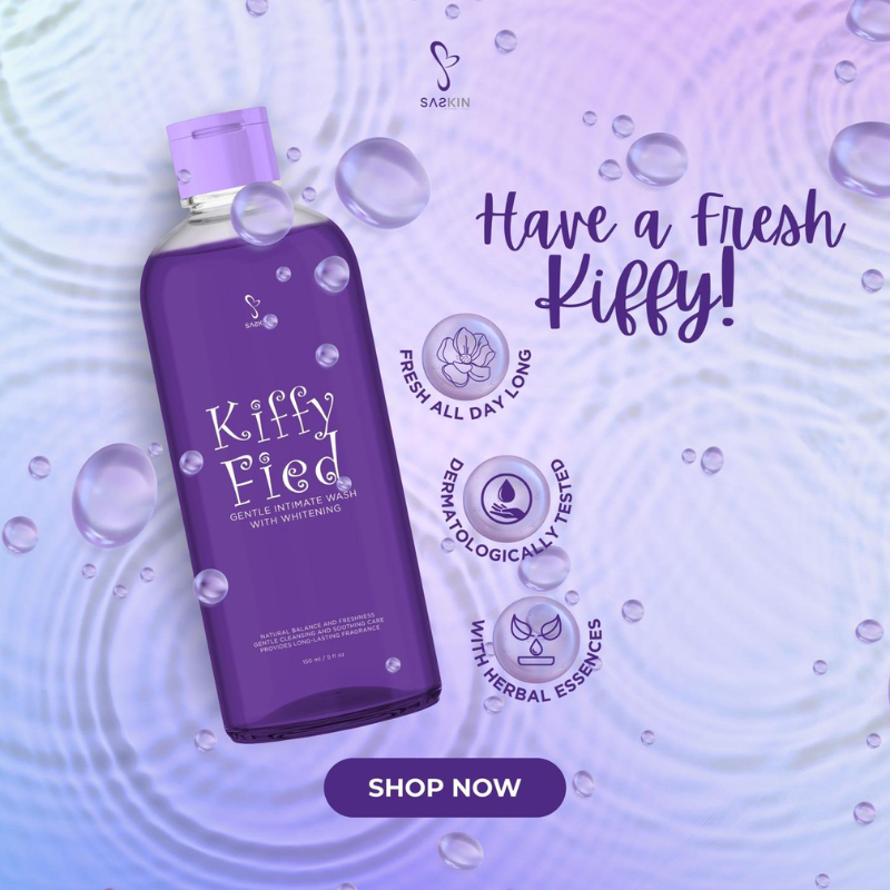 SASKIN Kiffy Fied Gentle Intimate Wash with Whitening | Kiffyfied ...