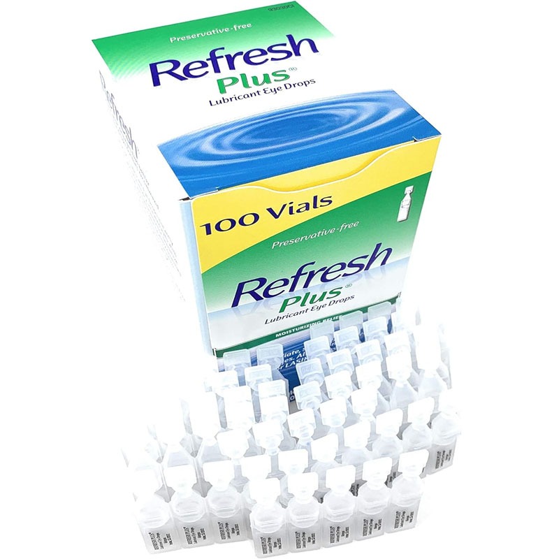 Refresh Plus Lubricant Eye Drops 100 VIALS (EXPIRED 11/2025) | Shopee ...