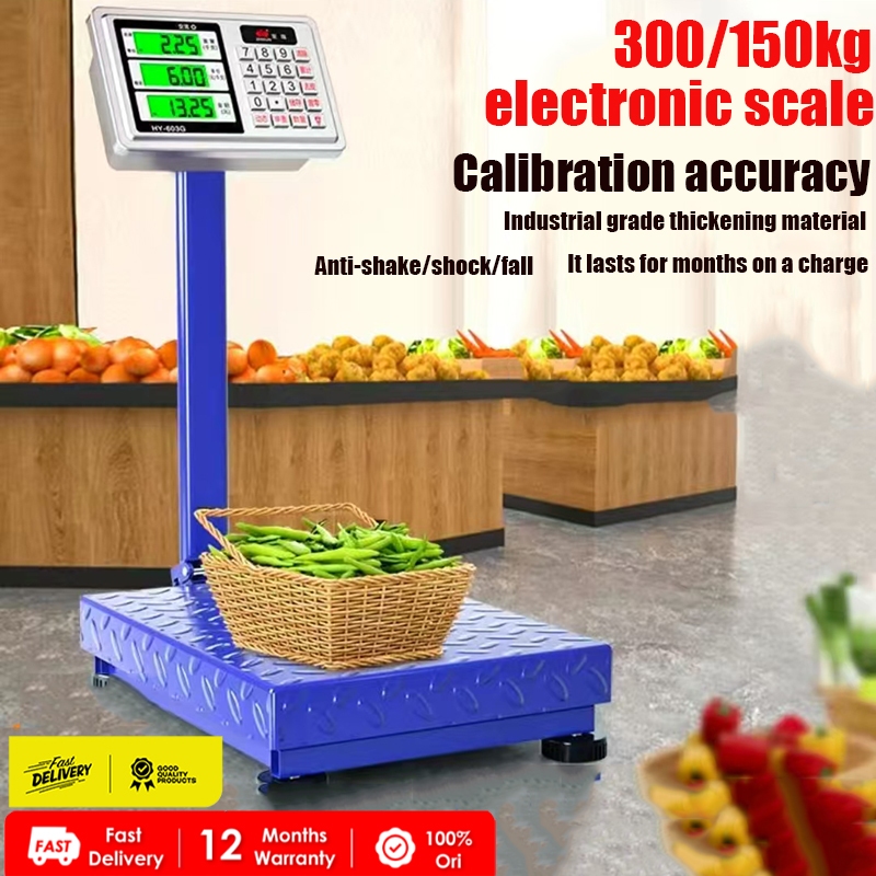 Digital weighing scale Weighing scale heavy duty English Version 150 ...