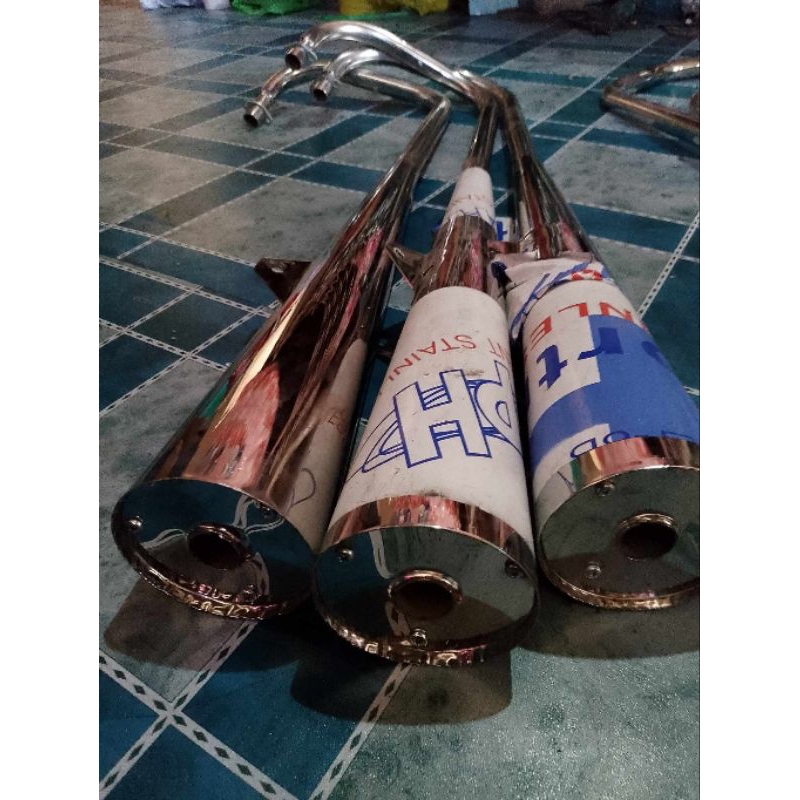 Kawasaki Bajaj CT 100 old model version 2 chicken pipe stainless ...