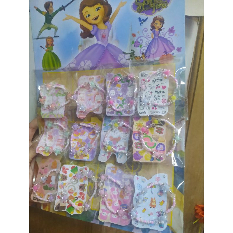 SaGo StAr bracelate with sticker/12pcs | Shopee Philippines