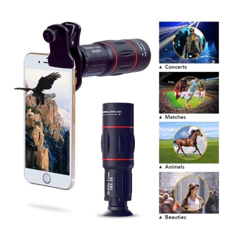 28X Monocular Zoom HD Optical Mobile Telescope for Cellphone ...