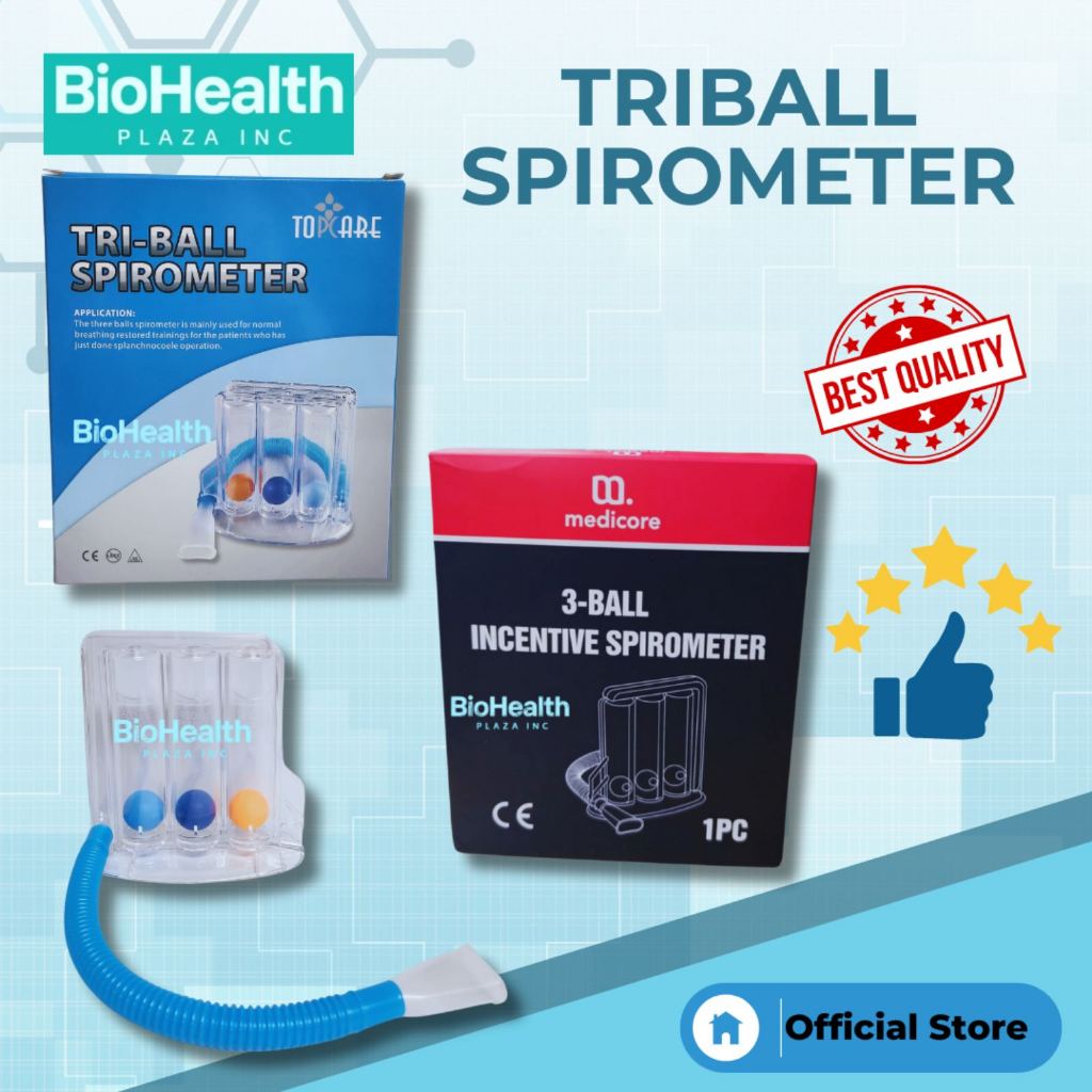 Spiro Ball / Incentive Spirometer (Triball), MEDICORE & TOPCARE ...