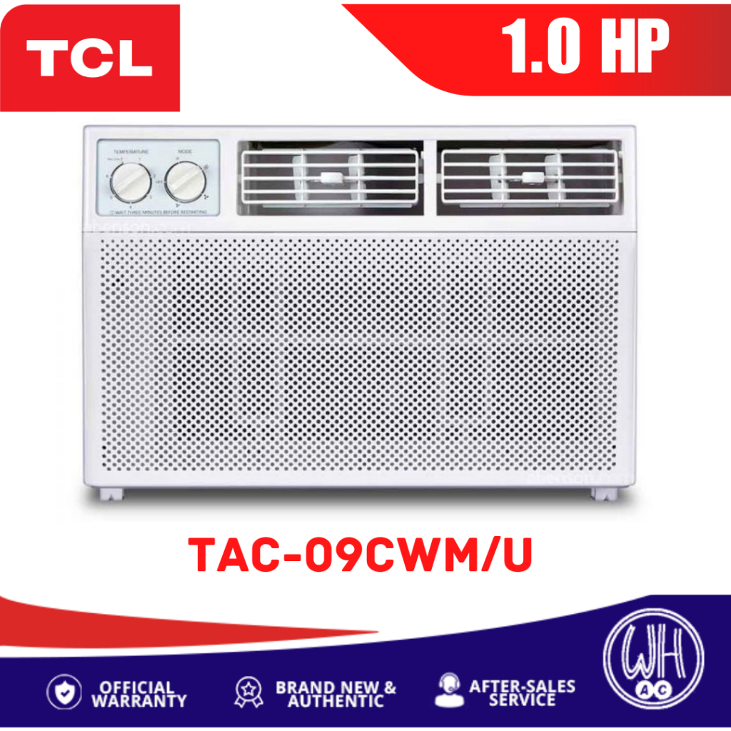 TCL 1.0HP Inverter-Grade Window Type (Manual) TAC-09CWM/U | Shopee ...