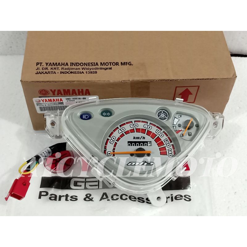 SPEEDOMETER GAUGE ASSY FOR MIO SPORTY / SOULTY ORIGINAL | Shopee ...