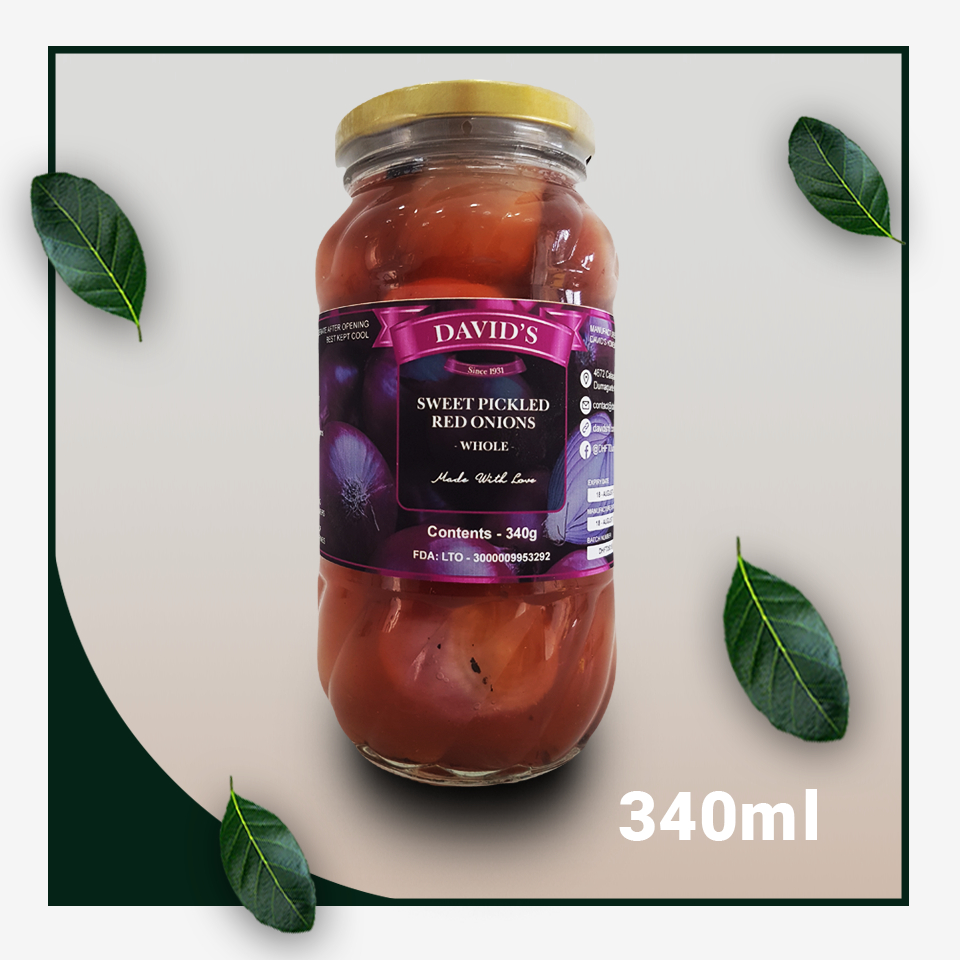 David's Pickled Red Onions, Produce of the Philippines. | Shopee ...