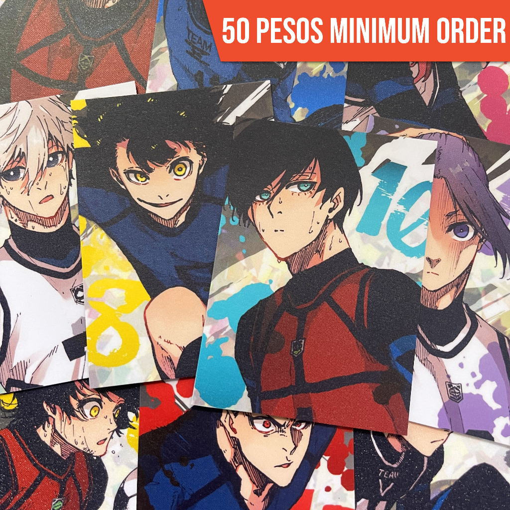 Blue Lock Anime Trading Photocards (Laminated) | Shopee Philippines