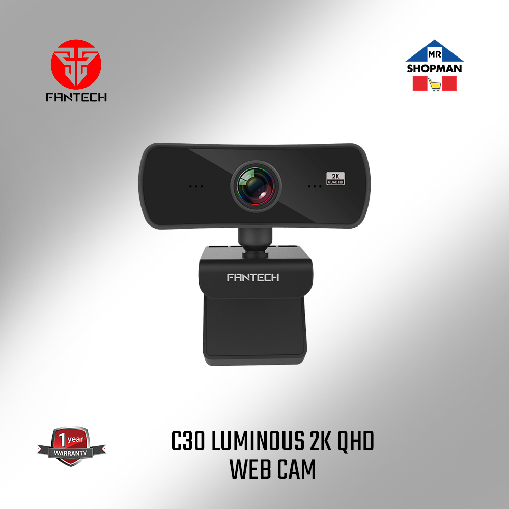 Fantech C30 Luminous 2K QHD High Definition Webcam | Shopee Philippines