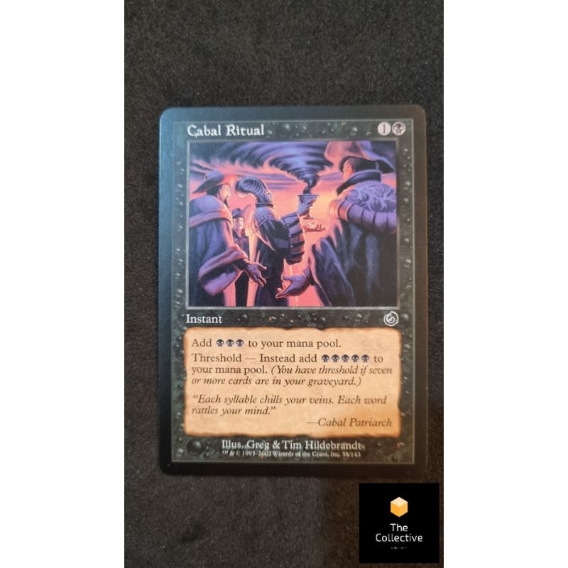 Magic the Gathering - MTG Card Game - Cabal Ritual - [ID: BB1] | Shopee ...