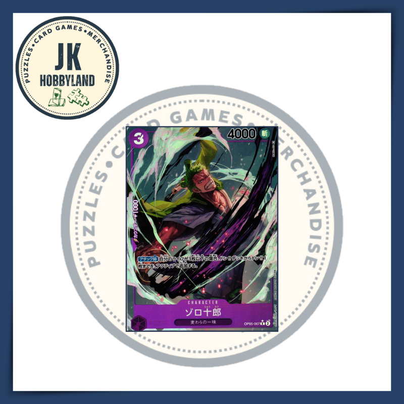 One Piece Card Game (JP TCG) Zoro-Juurou P-R OP05-067 | JK | Shopee ...