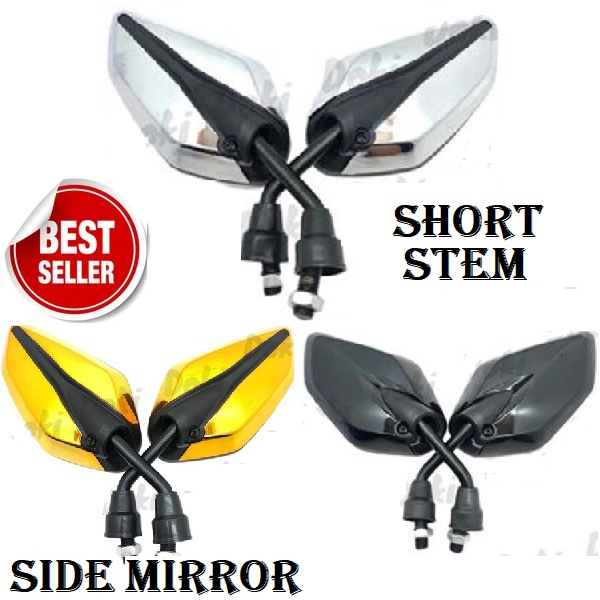 YAMAHA Mio Soul i 125 For Motorcycle Side Mirror Short Stem |Gold ...