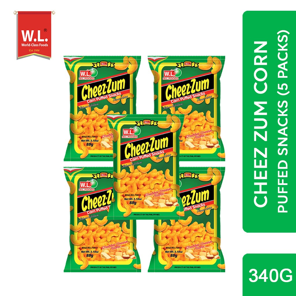 WL FOODS CHEE-ZUM 68g by 5's | Shopee Philippines