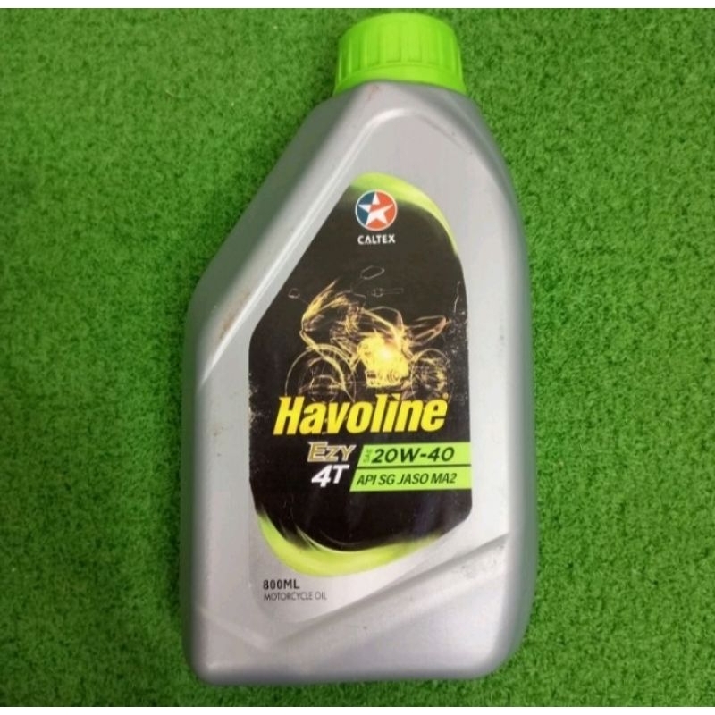HAVOLINE EZY 4T 20W-40 API SG JASO MA2 800mL (10pcs) | Shopee Philippines