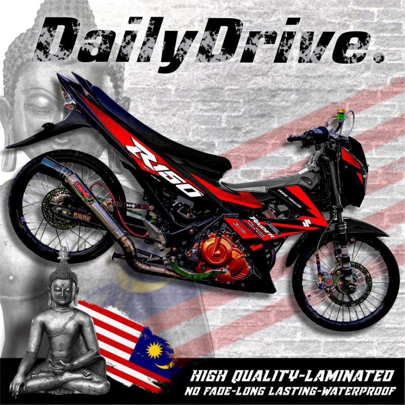 SUZUKI RAIDER 150 TOP 2023 DECAL DESIGN | Shopee Philippines
