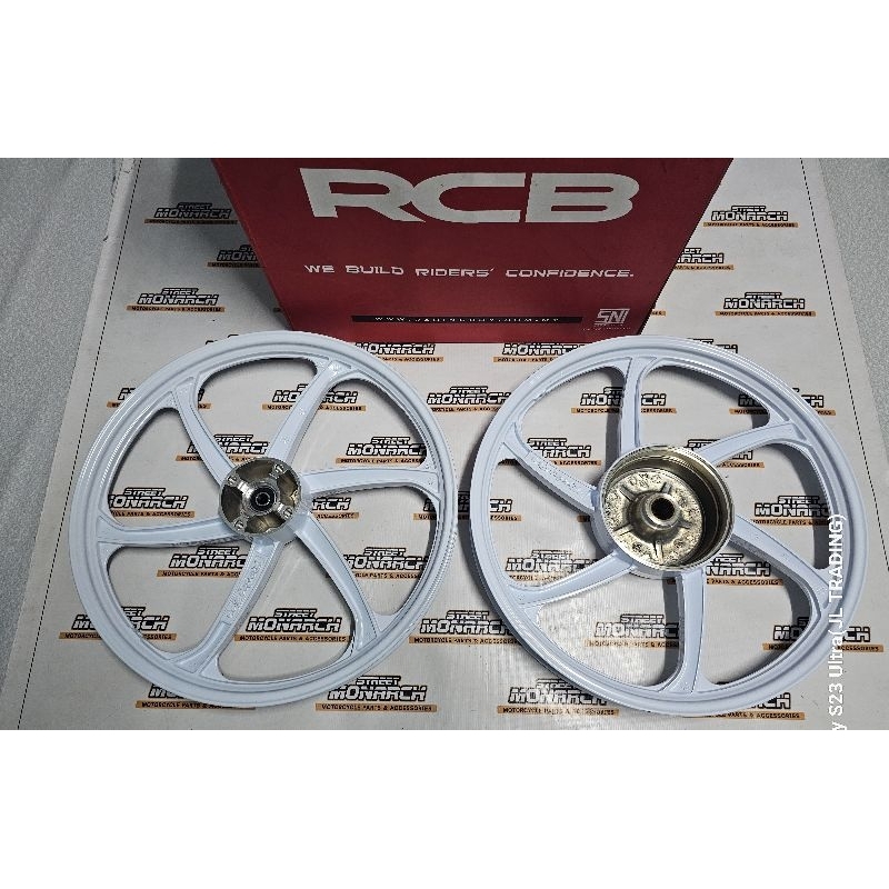 RCB 6 SPOKES ALLOY MAGS SIZE 1.4 x 1.4 x 17 HONDA CLICK 125 / 150 / V1 ...