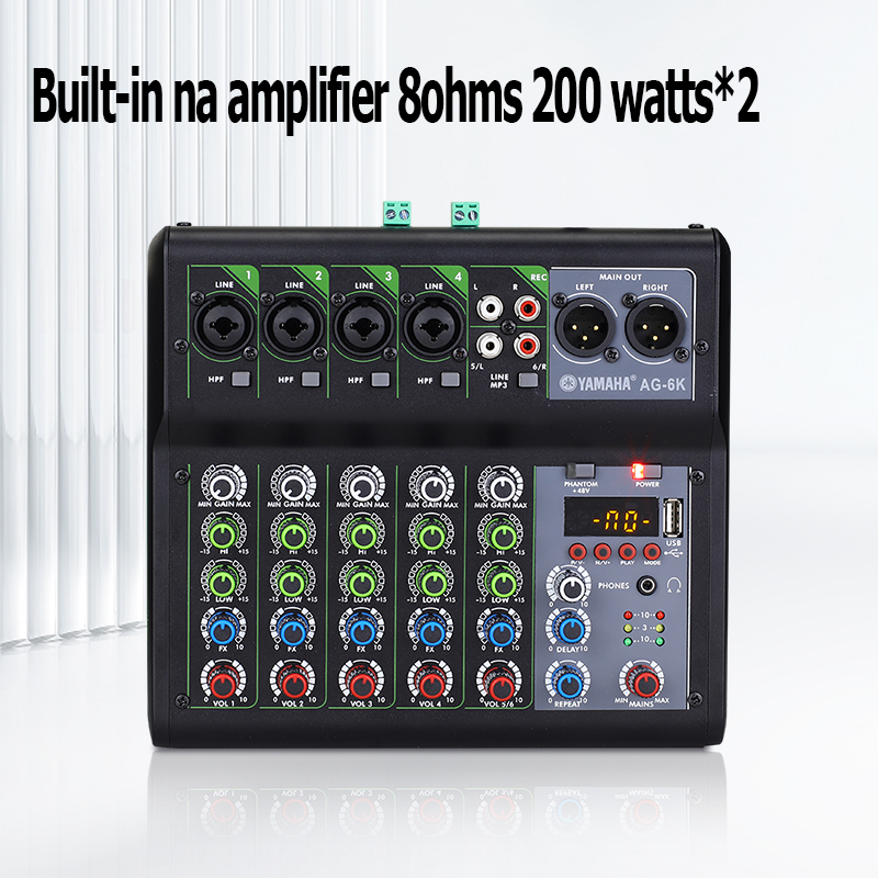 AG-4K/6K power mixer amplifier,powered mixer audio mixer with equalizer ...