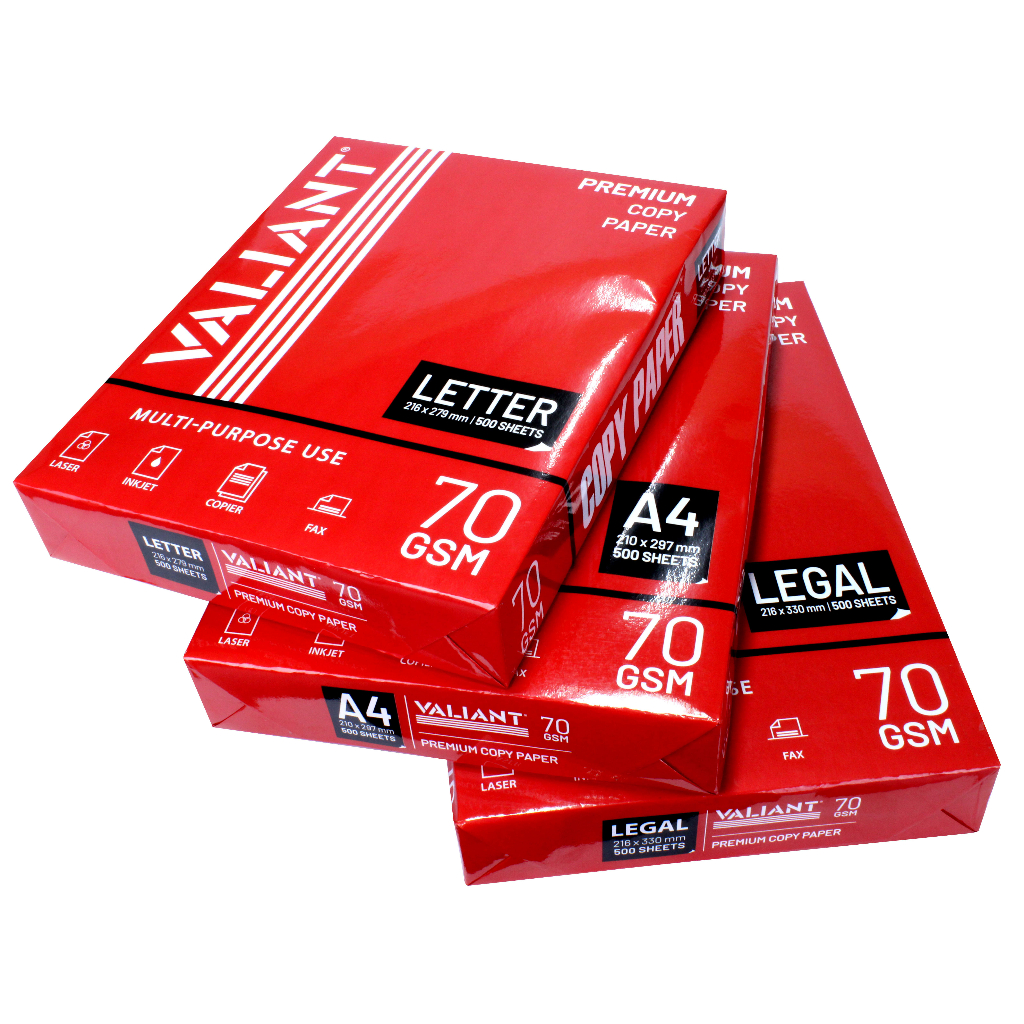 VALIANT PREMIUM COPY PAPER/ BOND PAPER SOLD AS PER REAM | Shopee ...