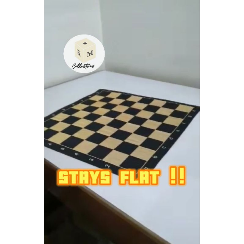 CHESS MAT - WOOD GRAIN CHESS MAT ( MAT ONLY) | Shopee Philippines