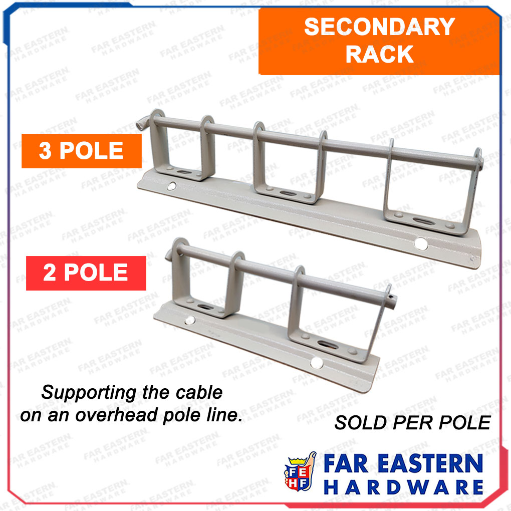 Secondary Rack Support Electrical Cable Wire 2 | 3 Pole | Shopee ...
