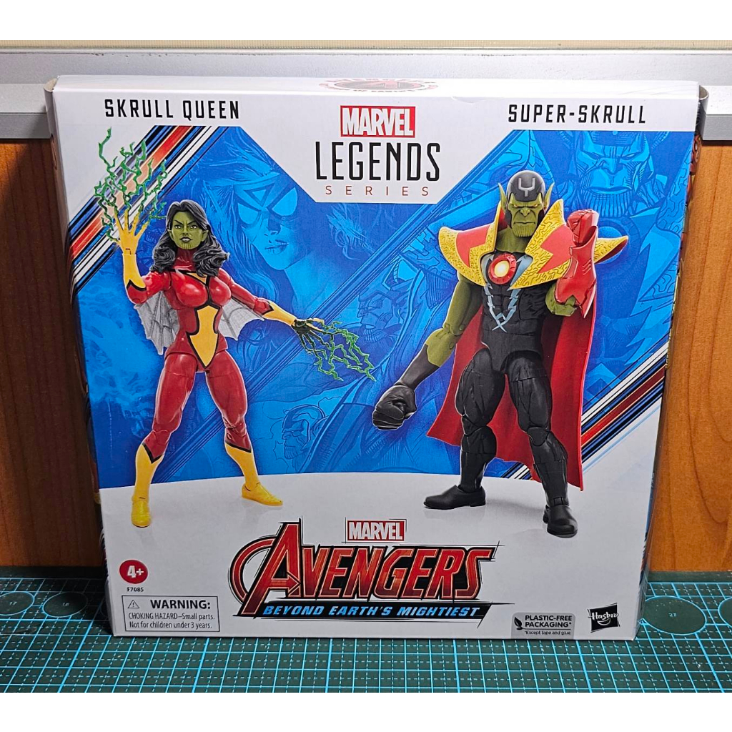 Marvel Legends 6" 2 pack Skrull Queen & Super Skrull Avengers Beyond ...