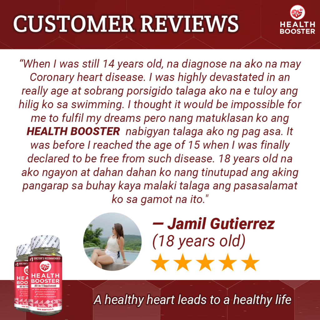 Health Booster - A healthy heart leads to a healthy life | Shopee ...