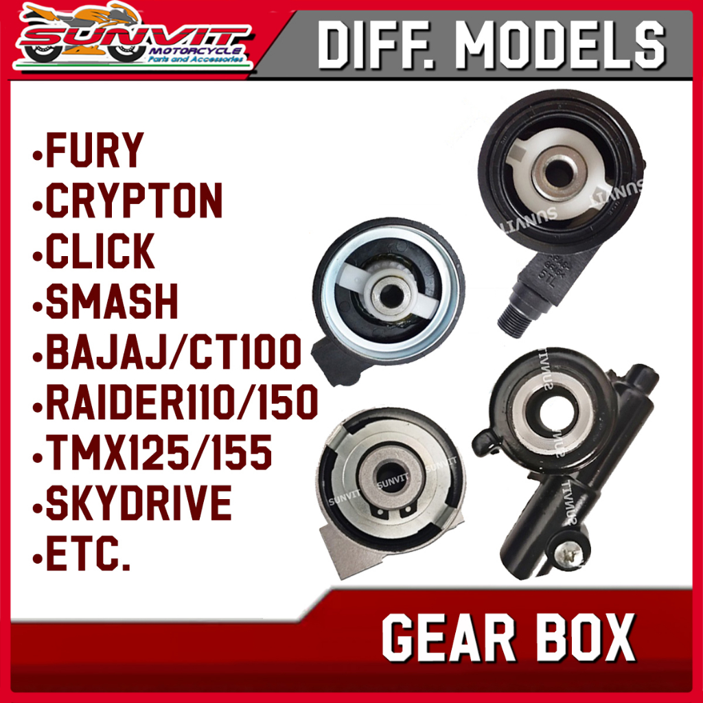 MOTORCYCLE FMP SPEEDOMETER GEAR BOX XRM RAIDER MIO BAJAJ SMASH WAVE TMX ...