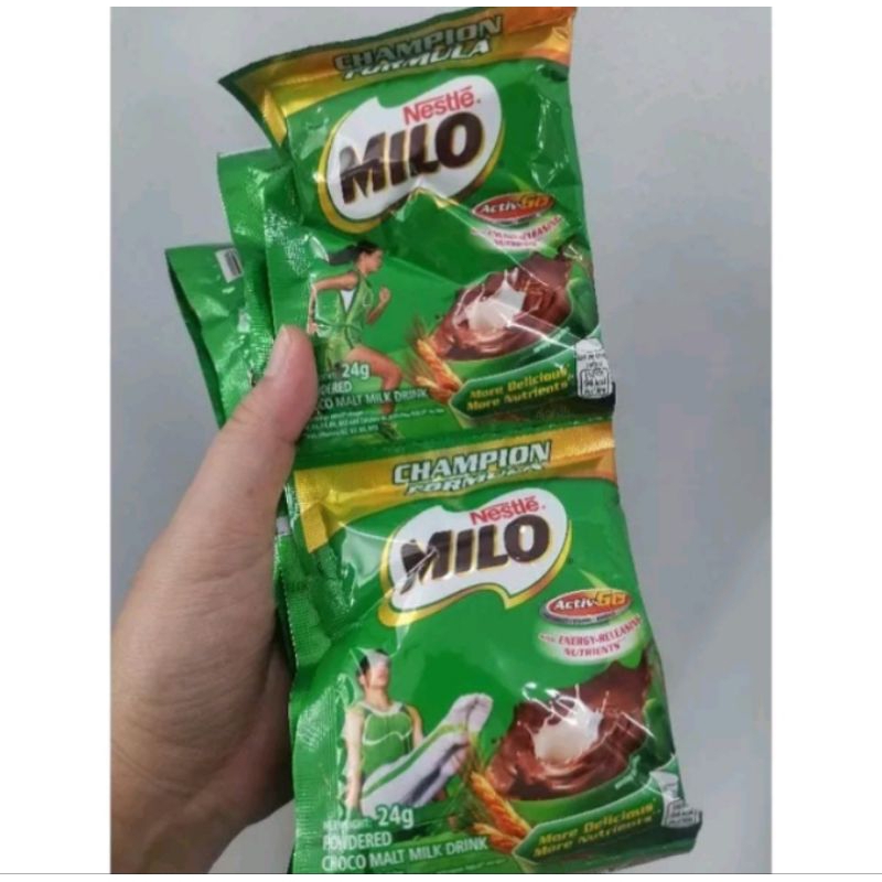 Milo active go choco malt powdered milk 24g x 12pcs | Shopee Philippines