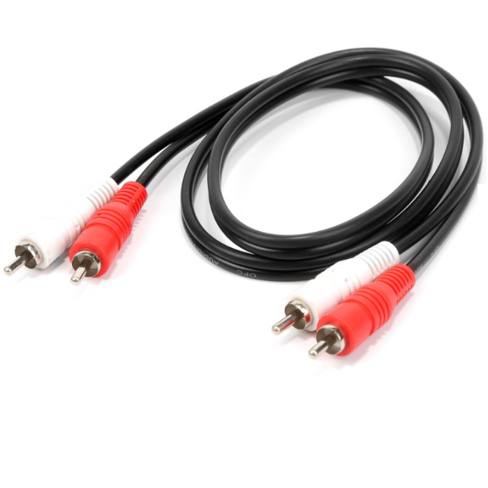 2 RCA to 2 RCA Male AV Video Audio Cable | Shopee Philippines