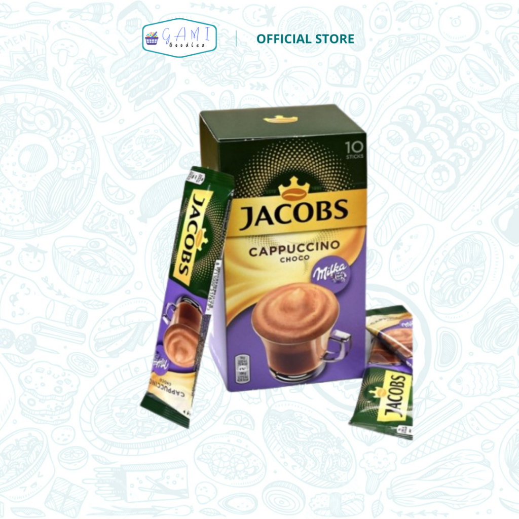 JACOBS Cappucino with Milka Chocolate Powder - PER STICKS - Made in ...