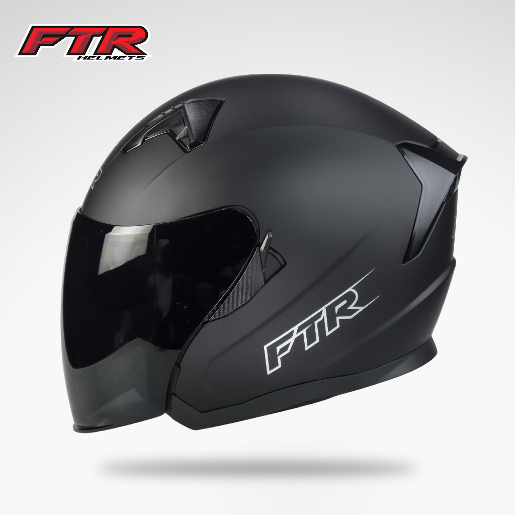 FTR Helmets Slide - Matte Black | Shopee Philippines