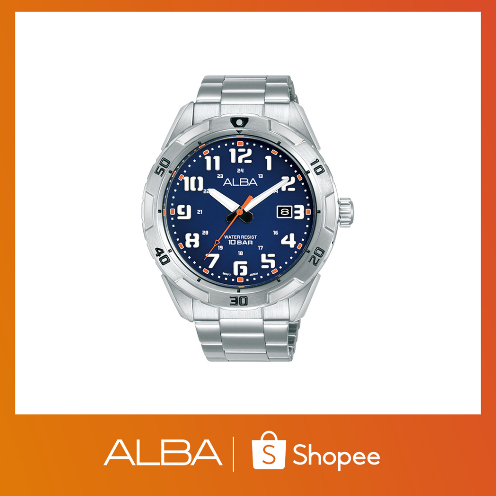 ALBA Philippines AS9R83X1 Blue Dial Stainless Steel Strap Men's Quartz ...