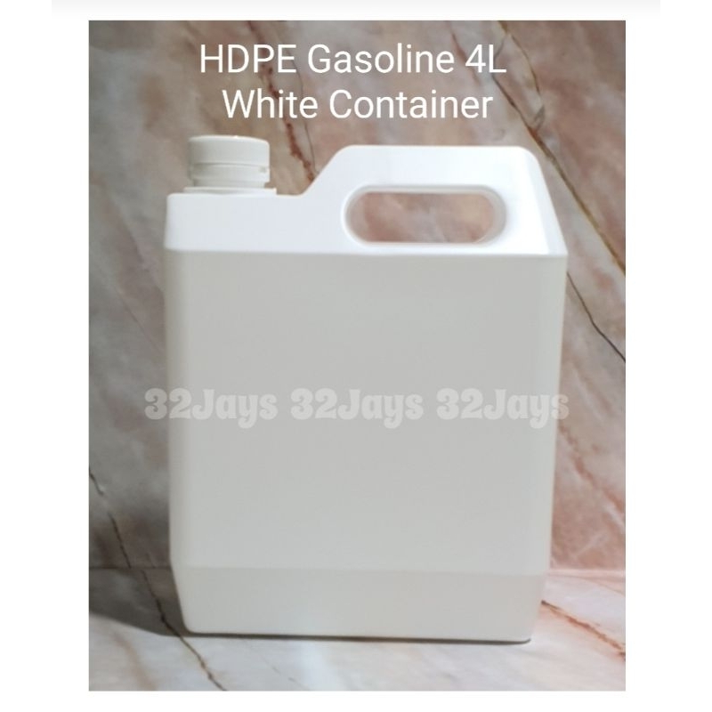 HDPE 4Liter Caltex type Bottle w/ Plug Empty Plastic Container 4 liters ...