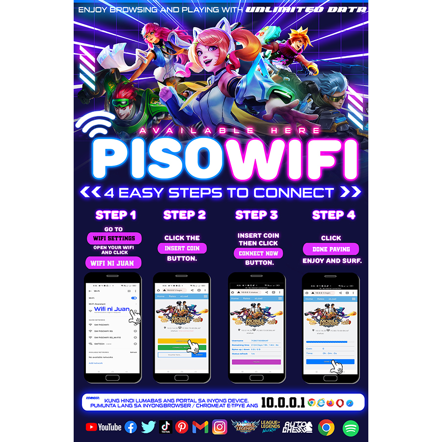 Pisowifi JuanFi Tarpaulin (read description first) | Shopee Philippines