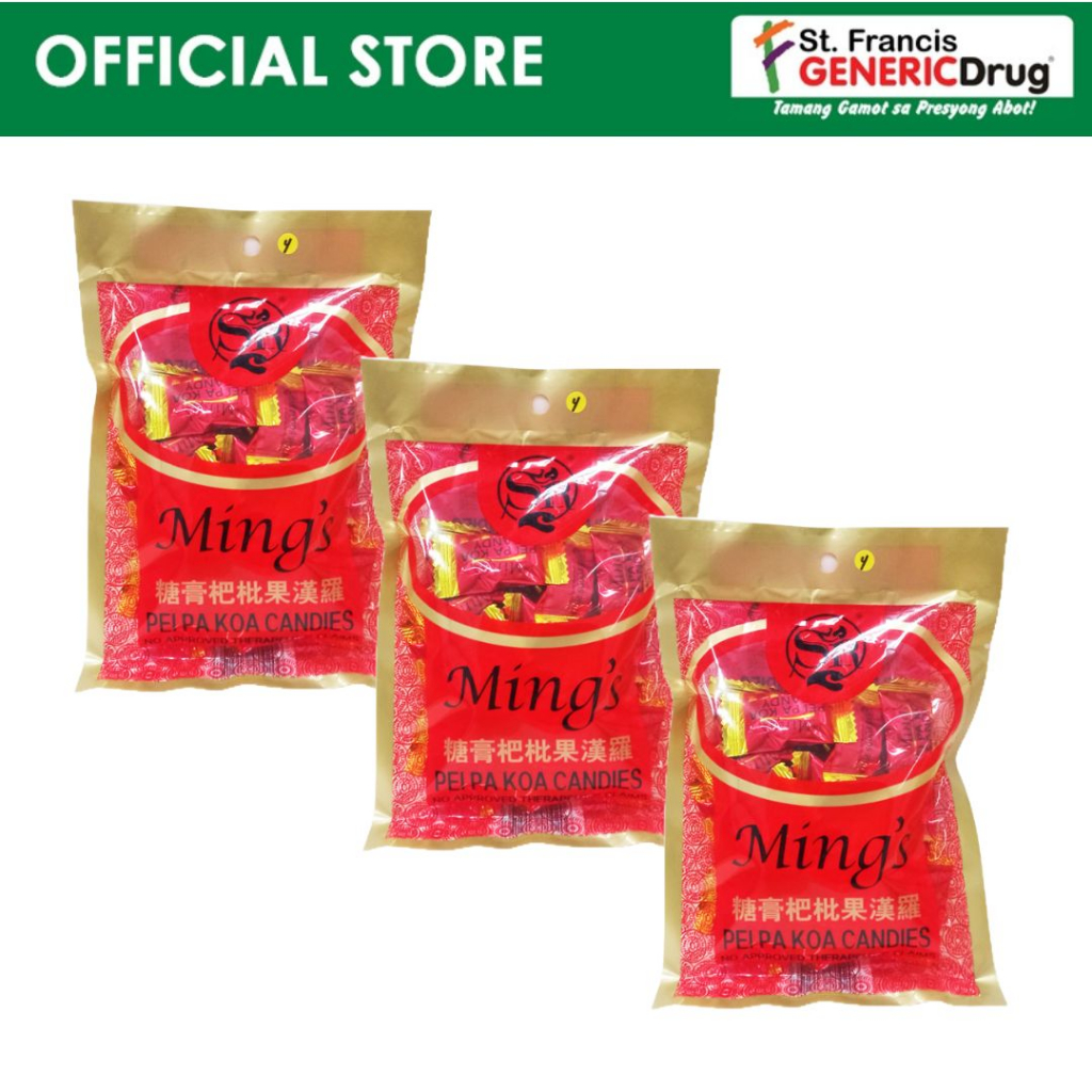 Ming's Pei Pa Koa Candies (60g / 120g) | Shopee Philippines