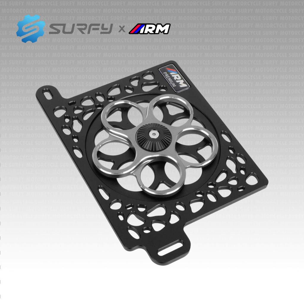 ARM Radiator Cover Windmill Full CNC 2-Color Spinner Design For Nmax v1 ...
