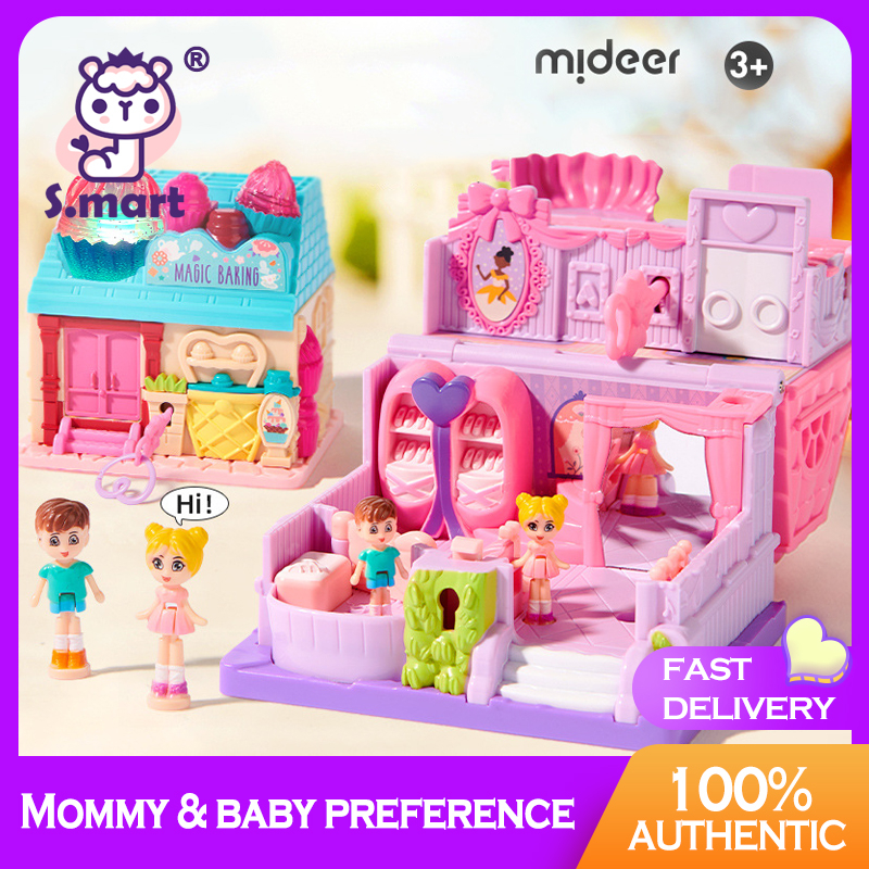 【S.mart】MiDeer Magic Doli house light and musical girls pretend playing ...