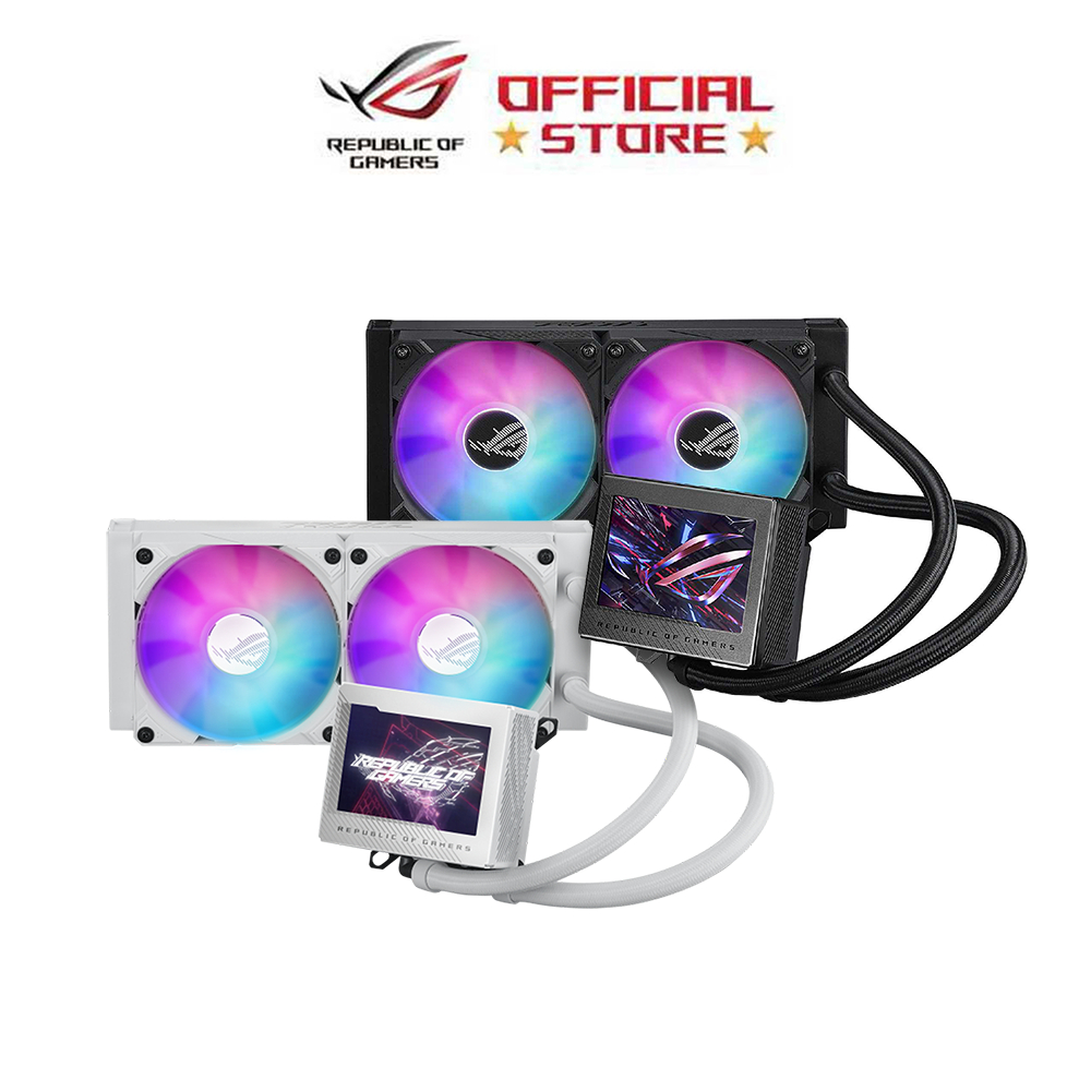 ASUS ROG Ryujin III 240 ARGB AIO CPU cooler with 3.5" LCD, Asetek 8th ...