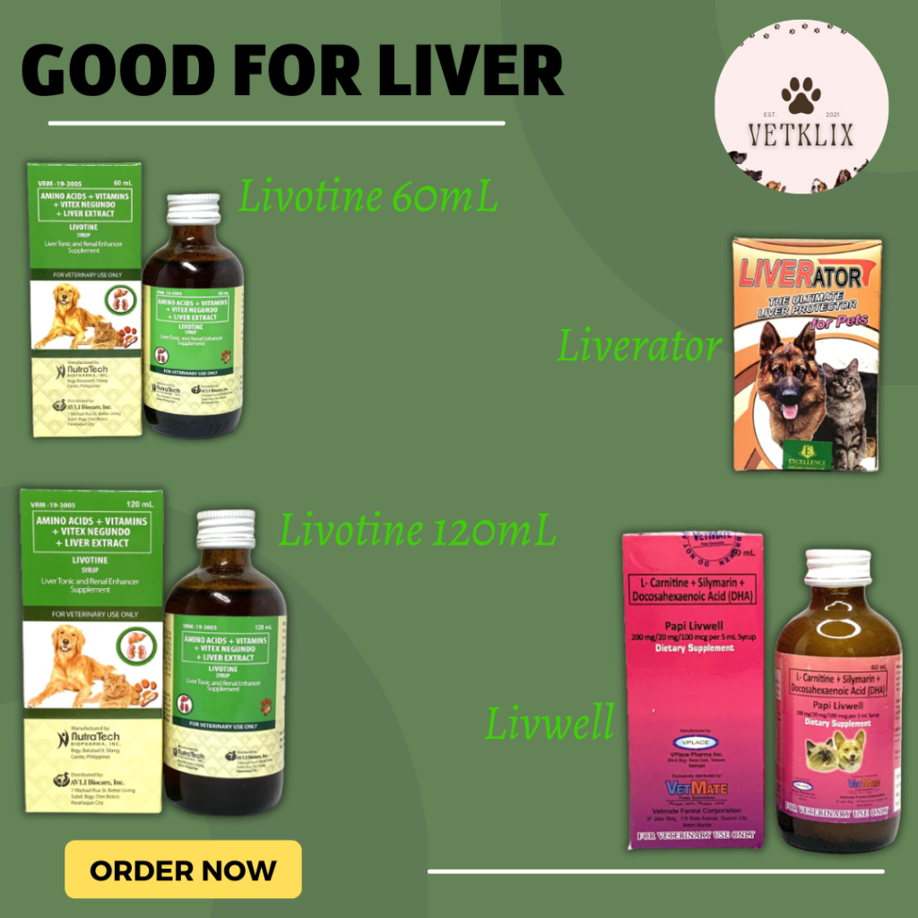 [VETKLIX] Livotine 60mL and 120mL - Liverator - Papi Livwell Liver ...