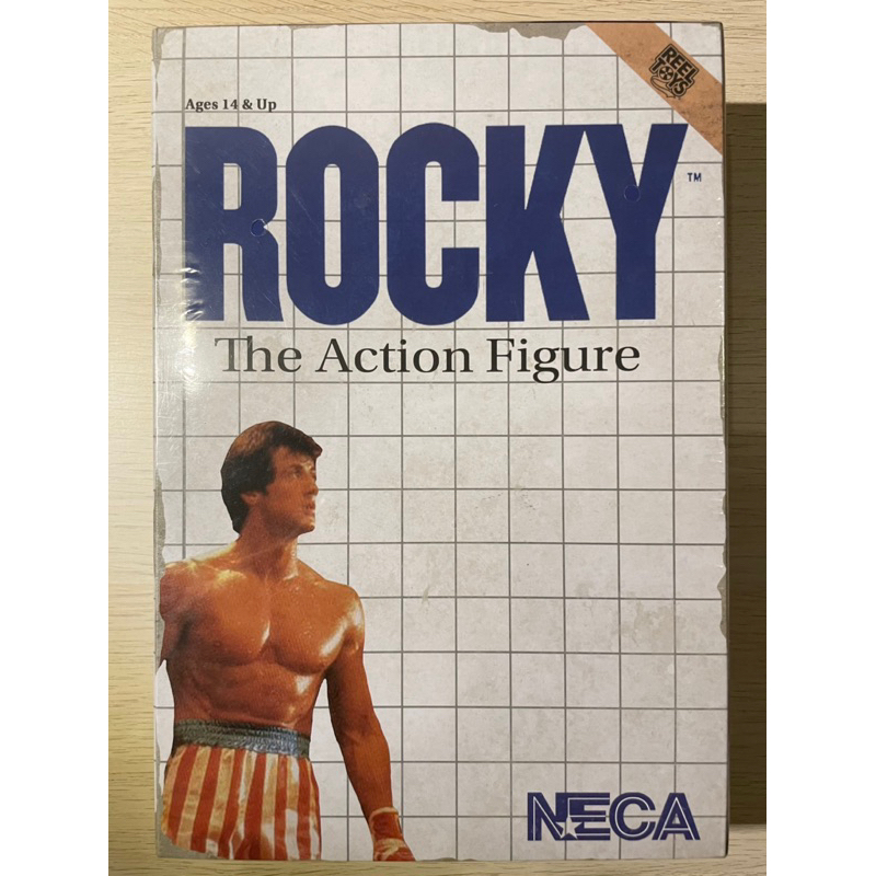 NECA Reel Toys Rocky Balboa with US American Flag Action Figure ...