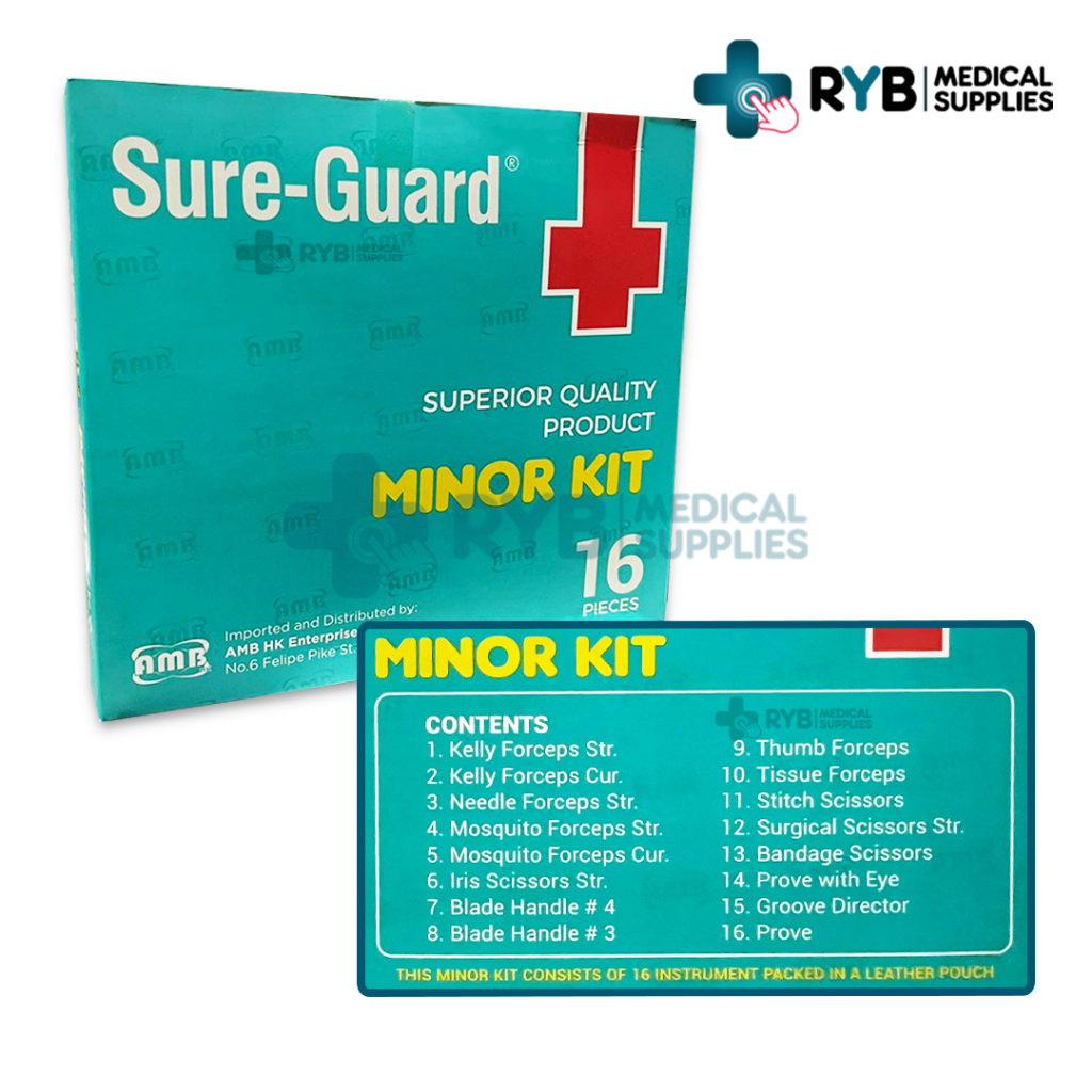 Secheron & Sure-Guard Dissecting Kit Set 14 pieces and 16 pieces ...