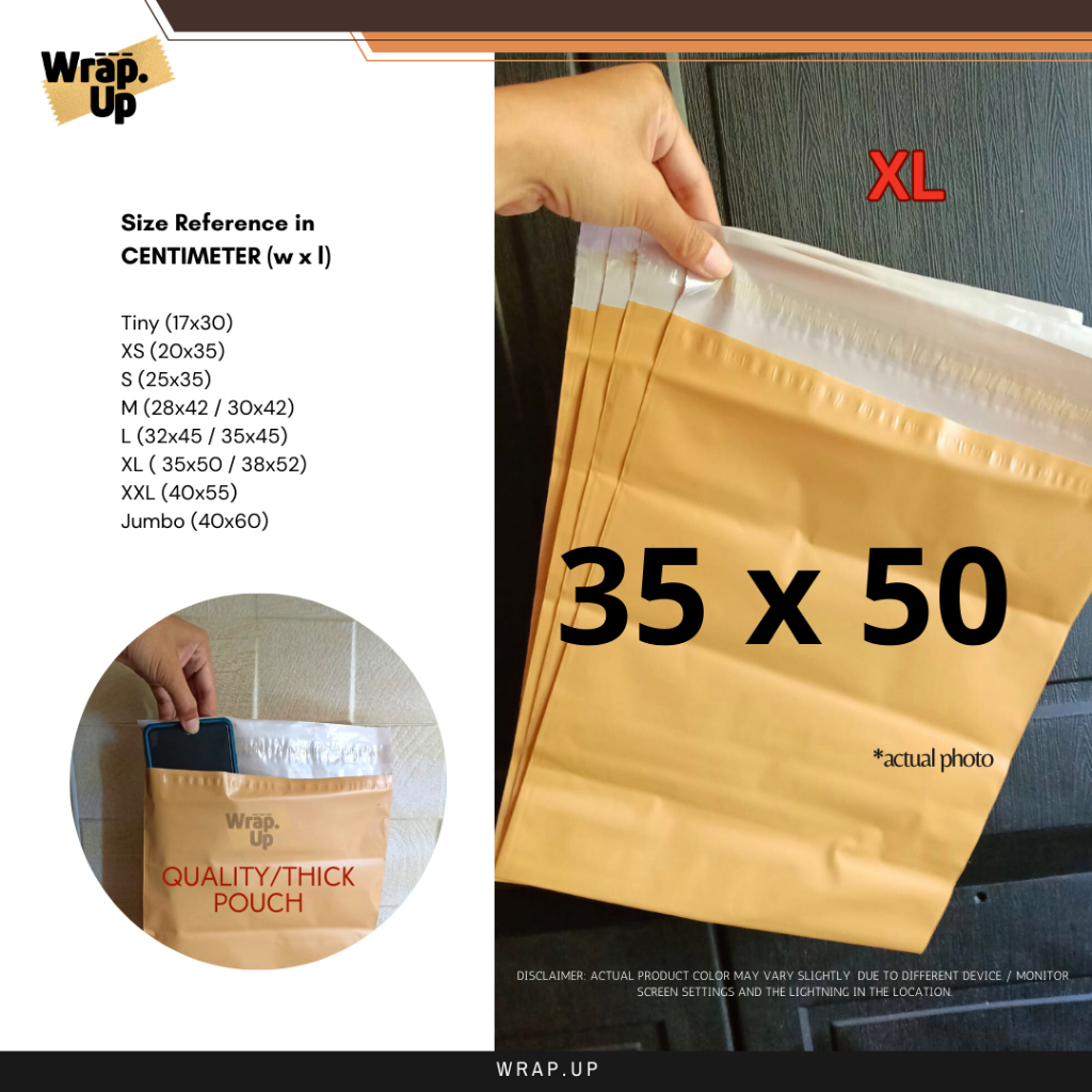 97 to 100pcs LARGE XL Size Polymailer Courier Pouch | Shipping Parcel ...