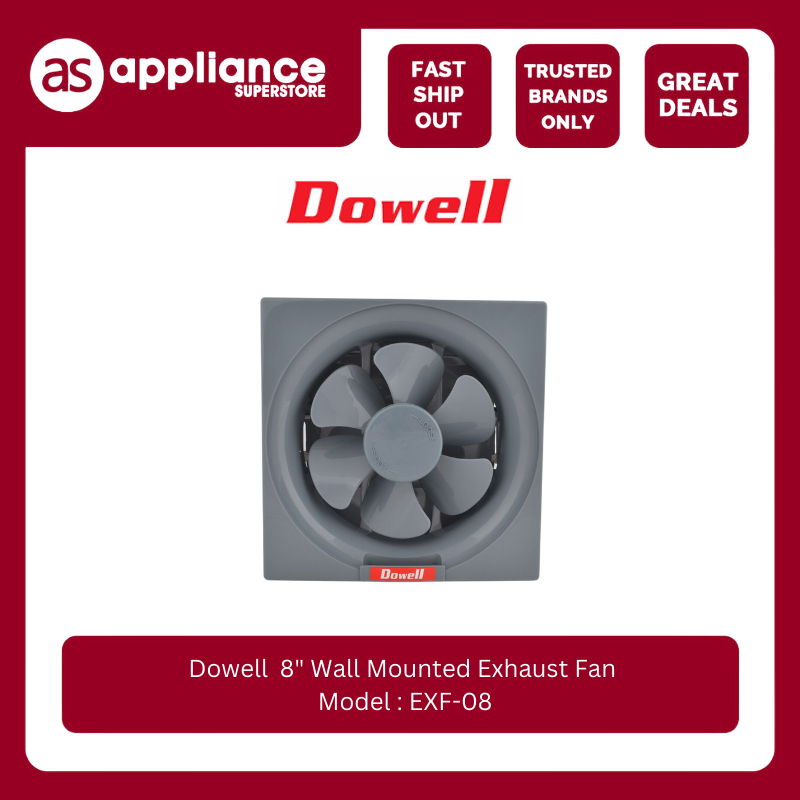 Dowell 8" Wall Mounted Exhaust Fan Model : EXF-08 | Shopee Philippines