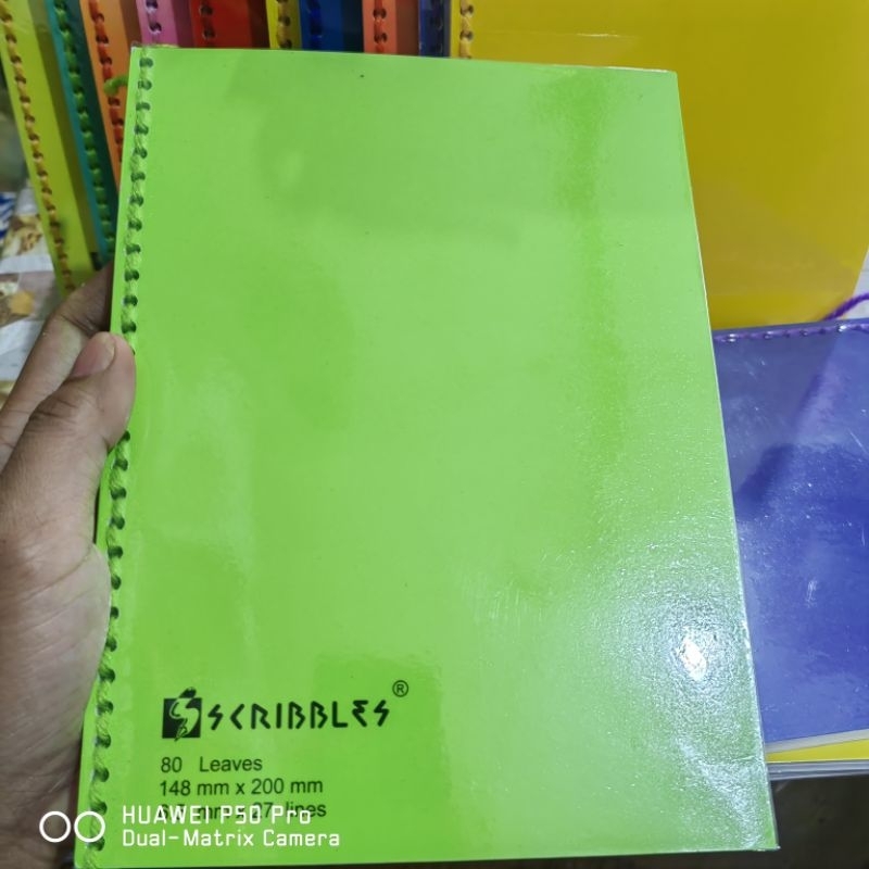 scribbles notebook with yarn and cover regular size | Shopee Philippines