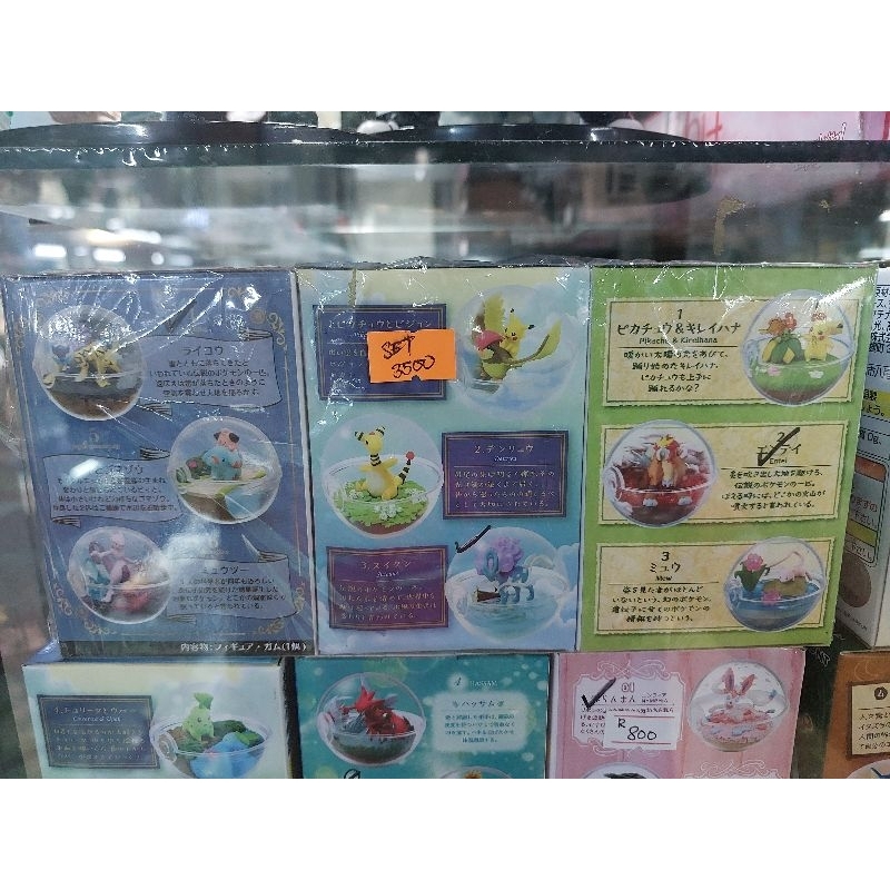 Re-Ment Pokemon Terrarium Entei Suicune Raikou set | Shopee Philippines