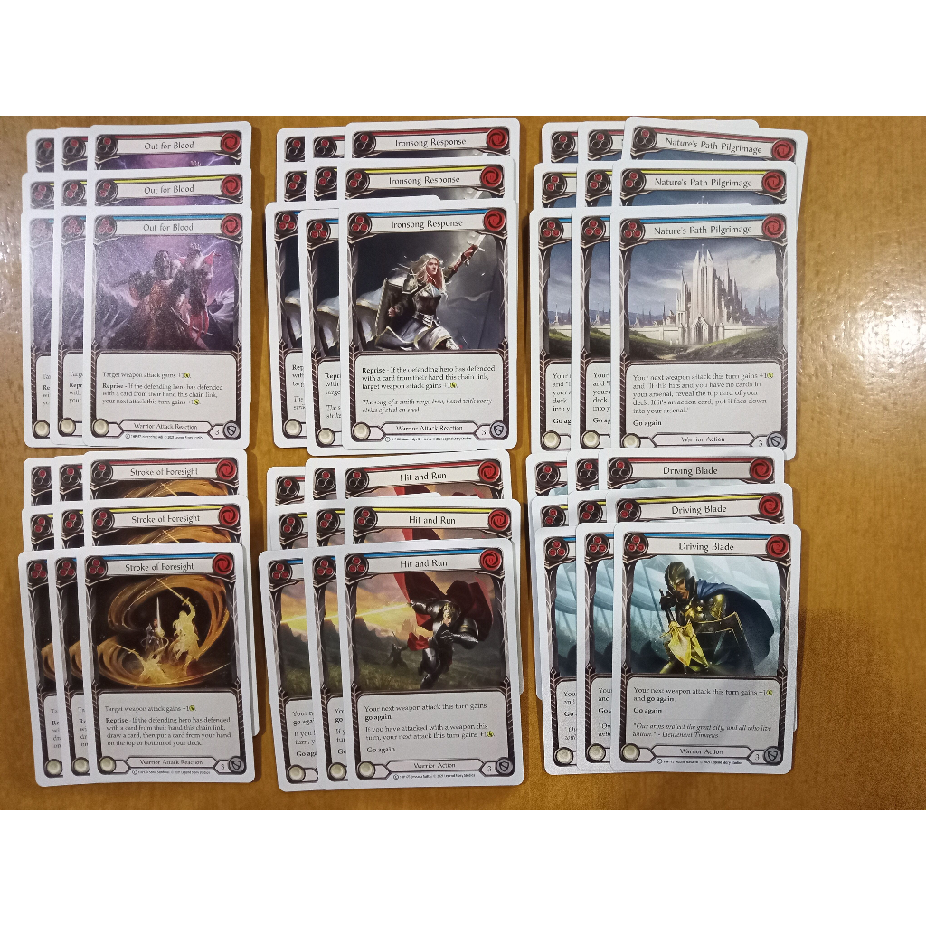 FAB Warrior Commons Bundle History Pack Vol.1 Flesh and Blood TCG 1HP ...