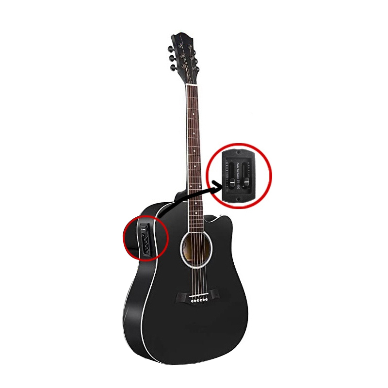 KAWES 41 inch Acoustic Electric Guitar With 4EQ Pickup with Truss Rod ...