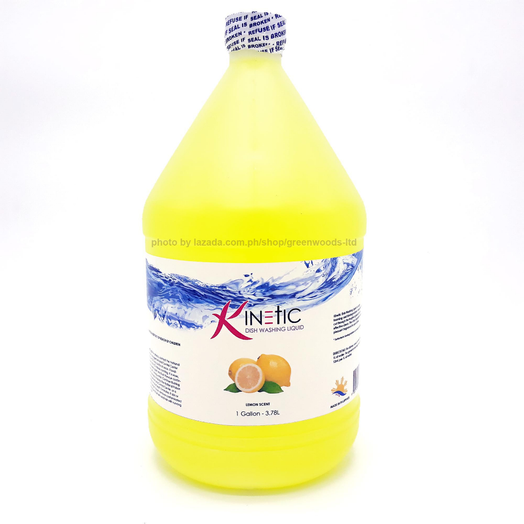 Kinetic Dish Washing Liquid Gallon Lemon 3.78L S4 GDSFPH_S4 | Shopee ...