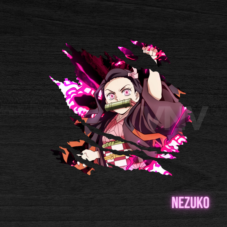 Demon Slayer Scratch Sticker Vinyl Waterproof Anime | Shopee Philippines