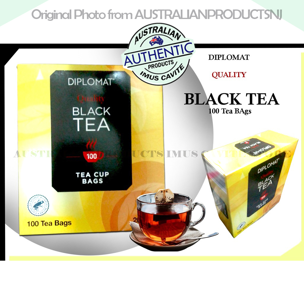 DIPLOMAT BLACK TEA (100 Tea bags )200g Imported from Australia | Shopee ...