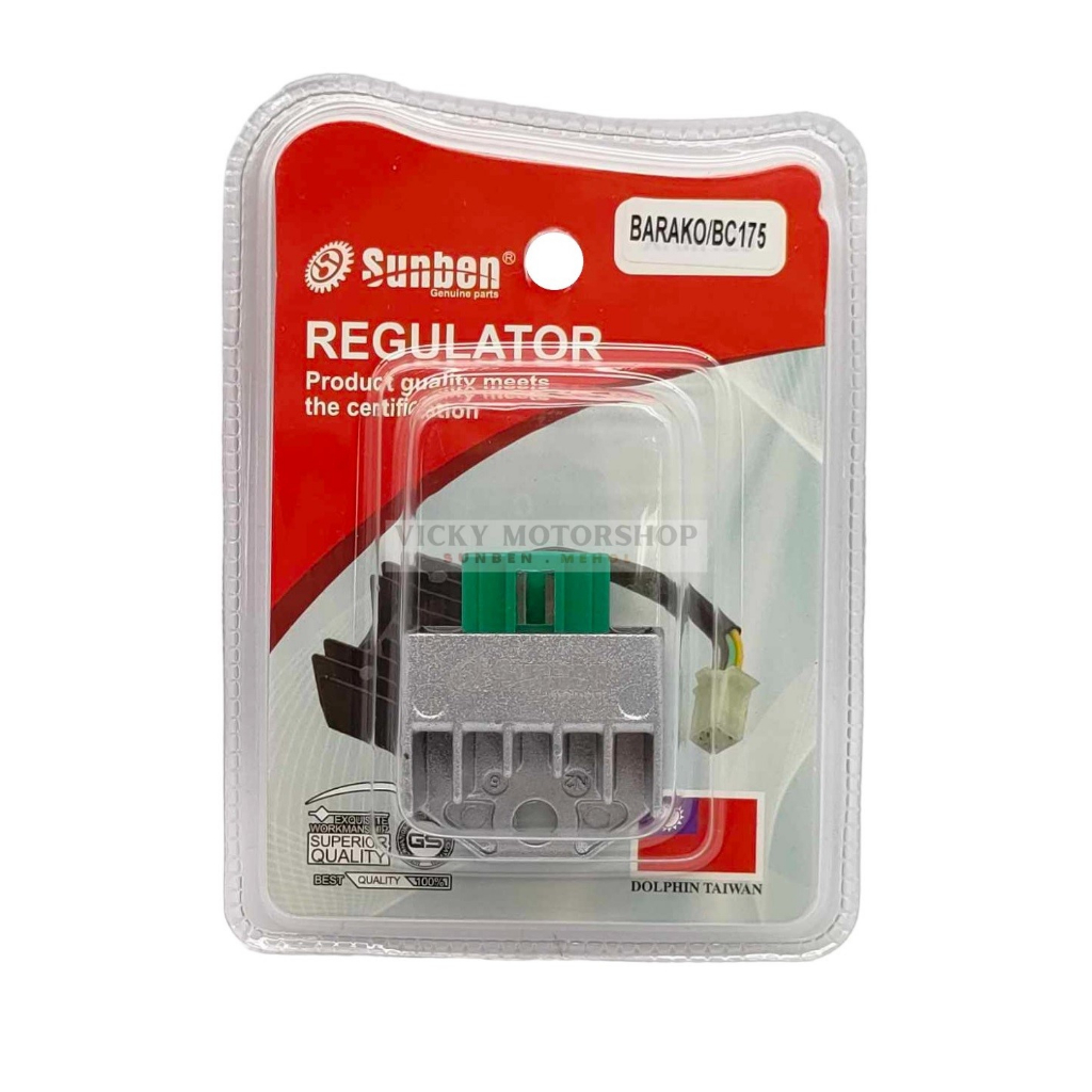 SUNBEN REGULATOR/RECTIFIER FOR BEAT BARAKO C100 HD3 MIO XRM125 WAVE100 ...